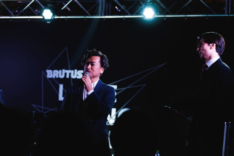 銀座の夜に、ラブソングが鳴り響く。岡村靖幸と優河による「BRUTUS LOVE SONG NIGHT with AUGER」が開催 ...