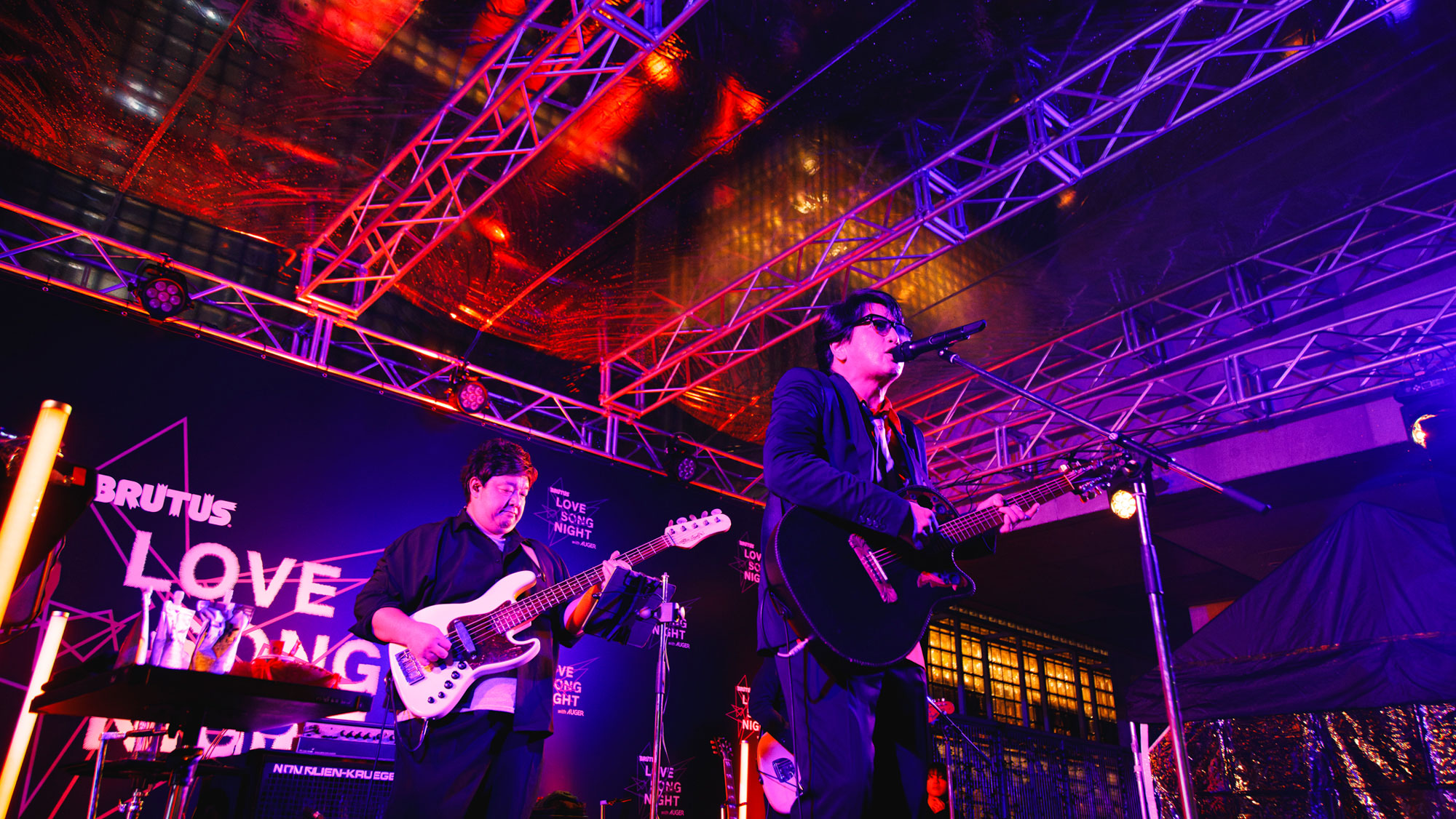 銀座の夜に、ラブソングが鳴り響く。岡村靖幸と優河による「BRUTUS LOVE SONG NIGHT with AUGER」が開催 ...